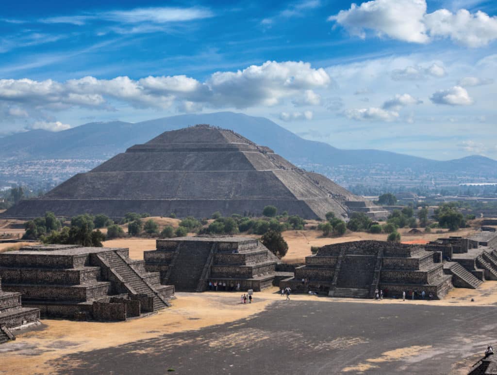 La Pyramide du Soleil de Teotihuacán à Mexico